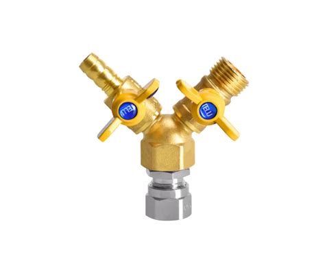 소켓 나사산 포트 파고다 헤드 3 방향 가스 밸브 천연 가스 스위치용 특수 조인트 배관