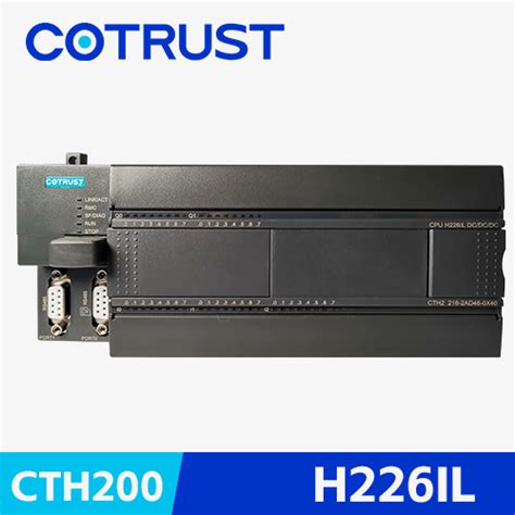Cotrust Cth200 PLC H226il 24di 16do Relay Output Ethernet Port CPU Programming Logic Controller