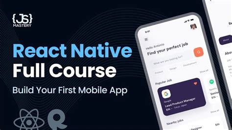 Build And Deploy A React Native App React Native Course Tutorial For Beginners