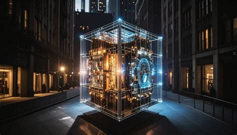 Quantum Lock Encryption Device Artificial Intelligence Concept Generated Image Stock Image