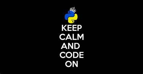 Keep Calm And Code On Programming Sticker Teepublic