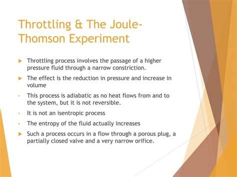 Throttling Process And Its Application Pptx