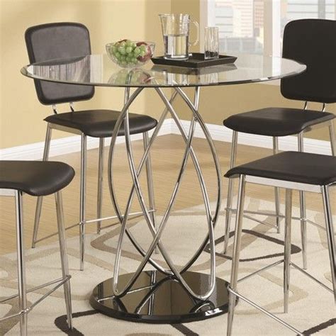 Glass Counter Height Kitchen Tables Glass Designs