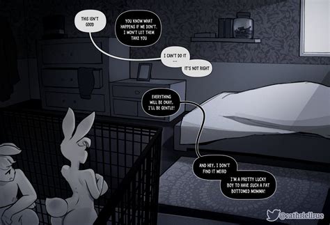 Rule 34 Anthro Cathriellrue Duo English Text Female High Angle View