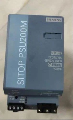 psu200m siemens 6ep1333 3ba10 power supply input voltage 120 230 500 v output voltage 24vdc