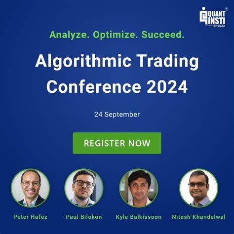 Join Quantinstis Algorithmic Trading Conference Quantinsti Posted On