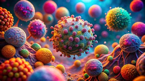 Microscopic Exploration Of Cancer Cells Unveiling Cellular Structures And Behaviors For Medical