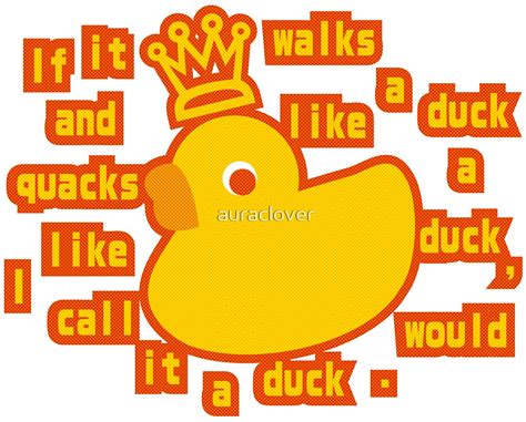 Ducktyping By Auraclover Redbubble