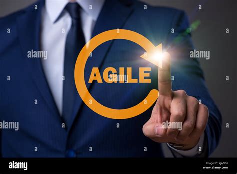 Concept Of Agile Software Development Stock Photo Alamy