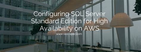 配置 sql server 標準版以在 aws 上實現高可用性