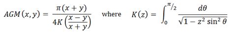 How To Compute The Arithmetic Geometric Mean Agm Calculator And