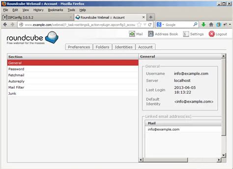 Using RoundCube Webmail With ISPConfig On Debian Wheezy Nginx