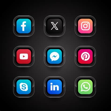 Página 2 Glowing Social Media Icon Imagens Download Grátis No Freepik