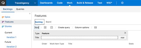 Setting Up Requirements In Vsts