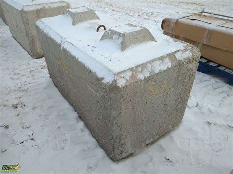 Precast Concrete Block Michener Allen Auctioneering Ltd