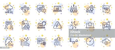 인터넷 책 웹 응용 프로그램에 대한 균형 및 타이머 라인 아이콘의 개요 집합입니다 픽토그램 아이콘입니다 벡터 3차원 형태에 대한 스톡 벡터 아트 및 기타 이미지 Istock