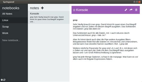 Notizen Verwalten Unter Linux Teil 2 Springseed Luki Ev