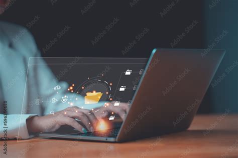 Data Transfer Backup File Sharing Document Transferring Concept