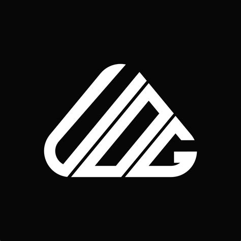 Uog Letter Logo Creative Design With Vector Graphic Uog Simple And