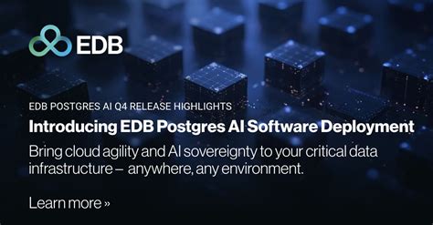 Edbpostgresai Justsolveitwithpostgres Postgresql Datasovereignty