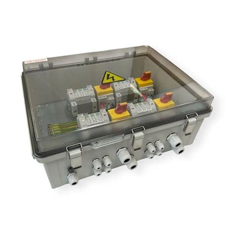 Pv Combiner Dc Switch Box 4 Way Input 4 Way Output Voltaconsolar