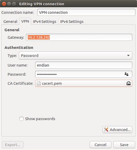 Endian Openvpn And Network Manager On Linux Endian