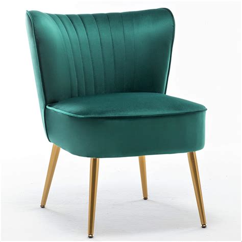 Container Furniture Direct Modern Velvet Accent Chair For