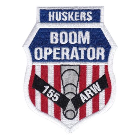 155 Arw Boom Operator Huskers Patch 155th Arw Patches