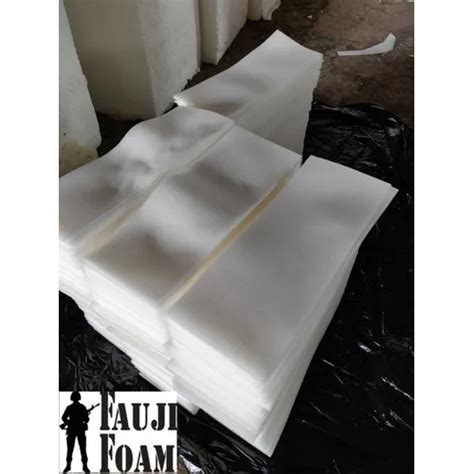 08 Density Low Density Pu Foam 100 Mm Thickness White Color Light