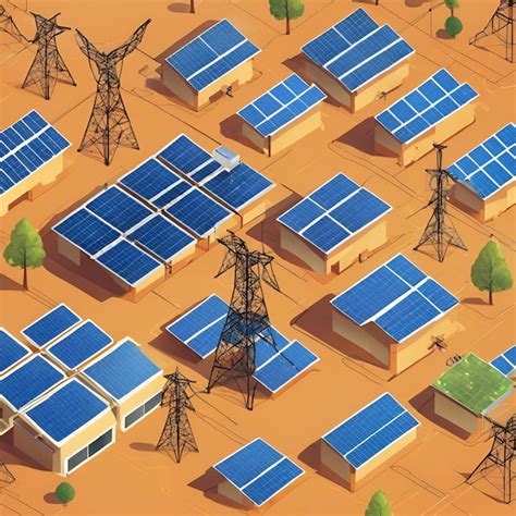 Premium Photo Illustrate The Concept Of Smart Grids And Microgrids Showcasing How