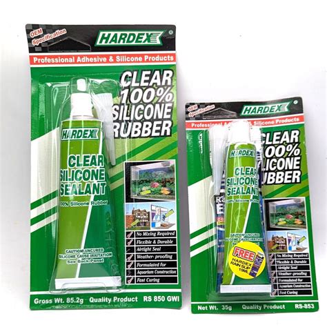 Hardex Clear Rtv Silicone Sealant