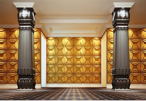 3d панел Lily 50 50см Стенни 3д панели от естествени растителни материали от Eps от кожа