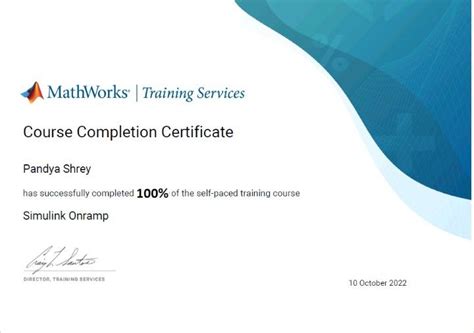 pandya shrey on linkedin completed the simulink onramp course