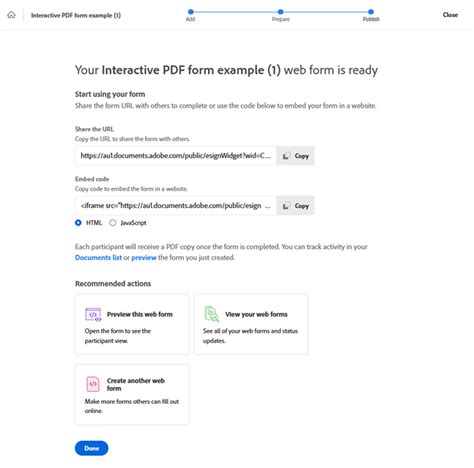 How To Collect Data Online With A Web Form Adobe Acrobat