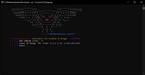 Github Maxim3lianxschmidt Laravel Ips Ranger A Python Script For