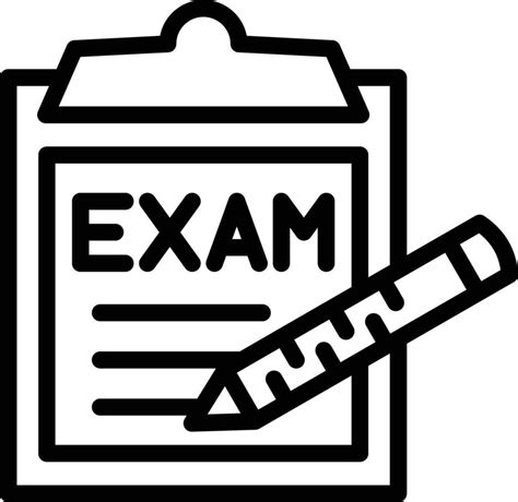 Exam Vector Icon 36412076 Vector Art At Vecteezy