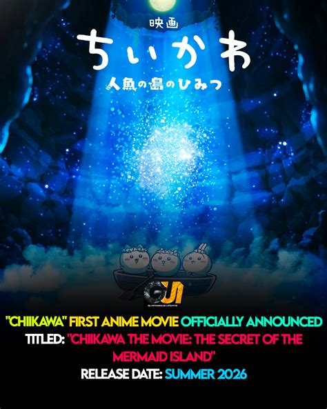 Glamorous Chiikawa Levels Up — First Ever Anime Movie Announced 🐾🌊
