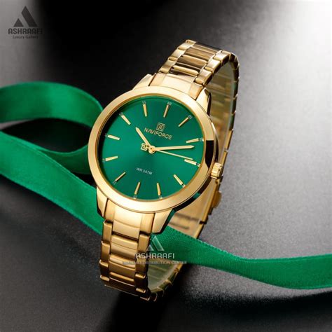 ساعت زنانه نیوی فورس Naviforce Nf5025gg گالری اشرافی