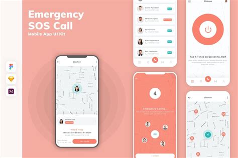 Emergency App UI Kit