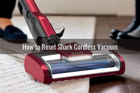 How To Reset Shark Vacuum Ready To DIY