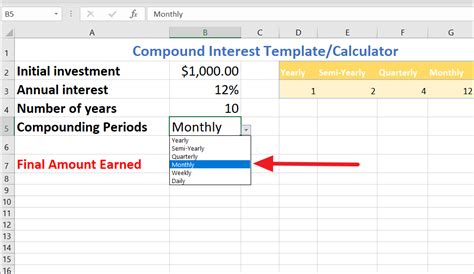 How To Calculate Compound Interest In Excel