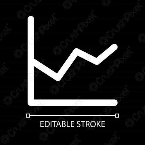 Diagram White Linear Ui Icon For Dark Theme Stock Vector 5216309 Crushpixel