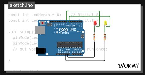 Latihan Lampu Wokwi Esp32 Stm32 Arduino Simulator