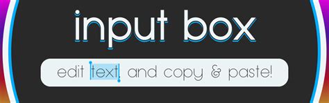 Input Box By Desix Studios