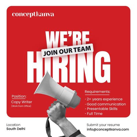 Concept Kanva On Linkedin Conceptkanva Hiringnow Copywriter