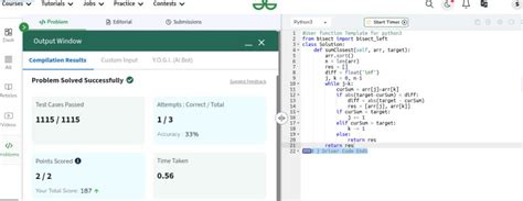Sowmya Sri T On Linkedin Gfg160 160daysofproblemsolving