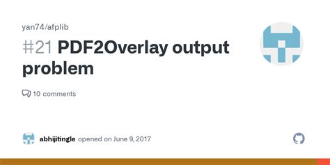 Pdf Overlay Output Problem Issue Yan Afplib Github