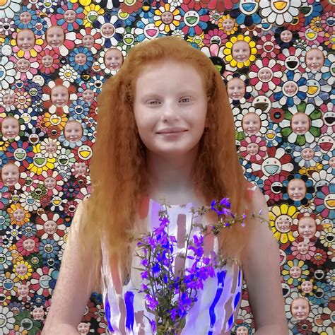 оммаж Портрет Марго с картиной Мураками — Владимир Безгрешнов Фото Камералабс