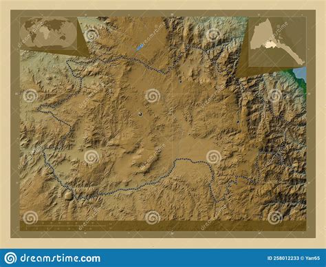 Debub Eritrea Physical Major Cities Stock Image Image Of Asmara Capital 258012233