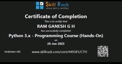 Ram Ganesh G H On Linkedin Python Share